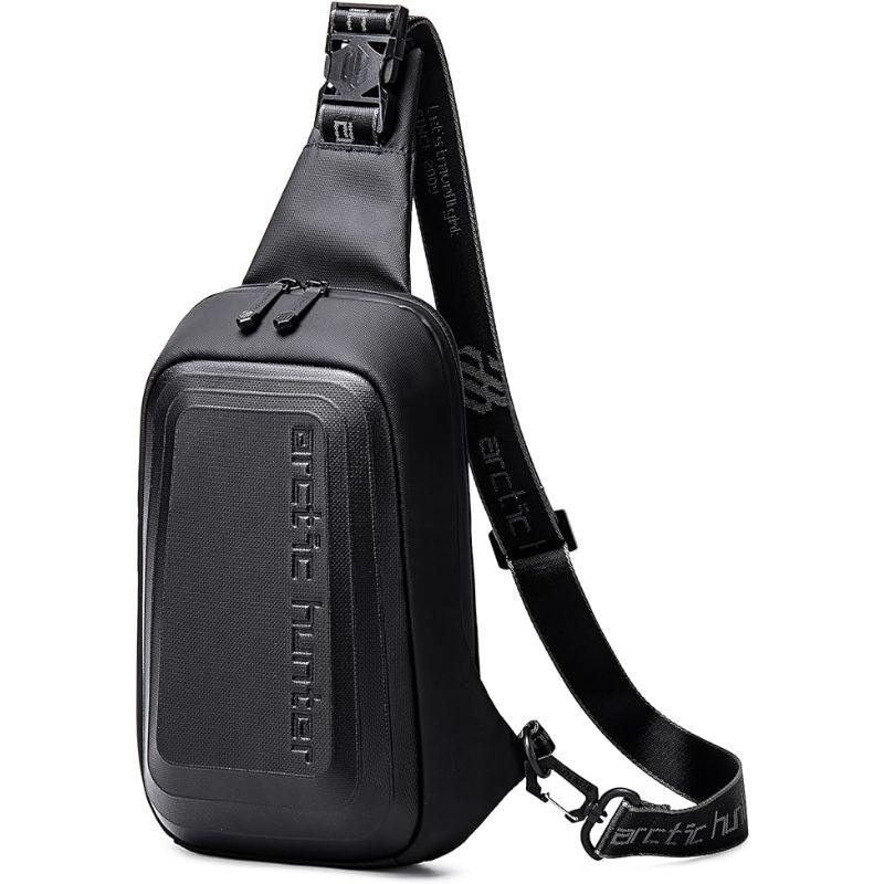 Arctic Hunter Semi Hard Shell Cross-Body Bag - Water Resistant, Anti-T